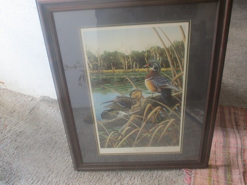 Artist Signed LE James E. Partee, Jr. 1990 Lithograph Print DU Tranquil ...