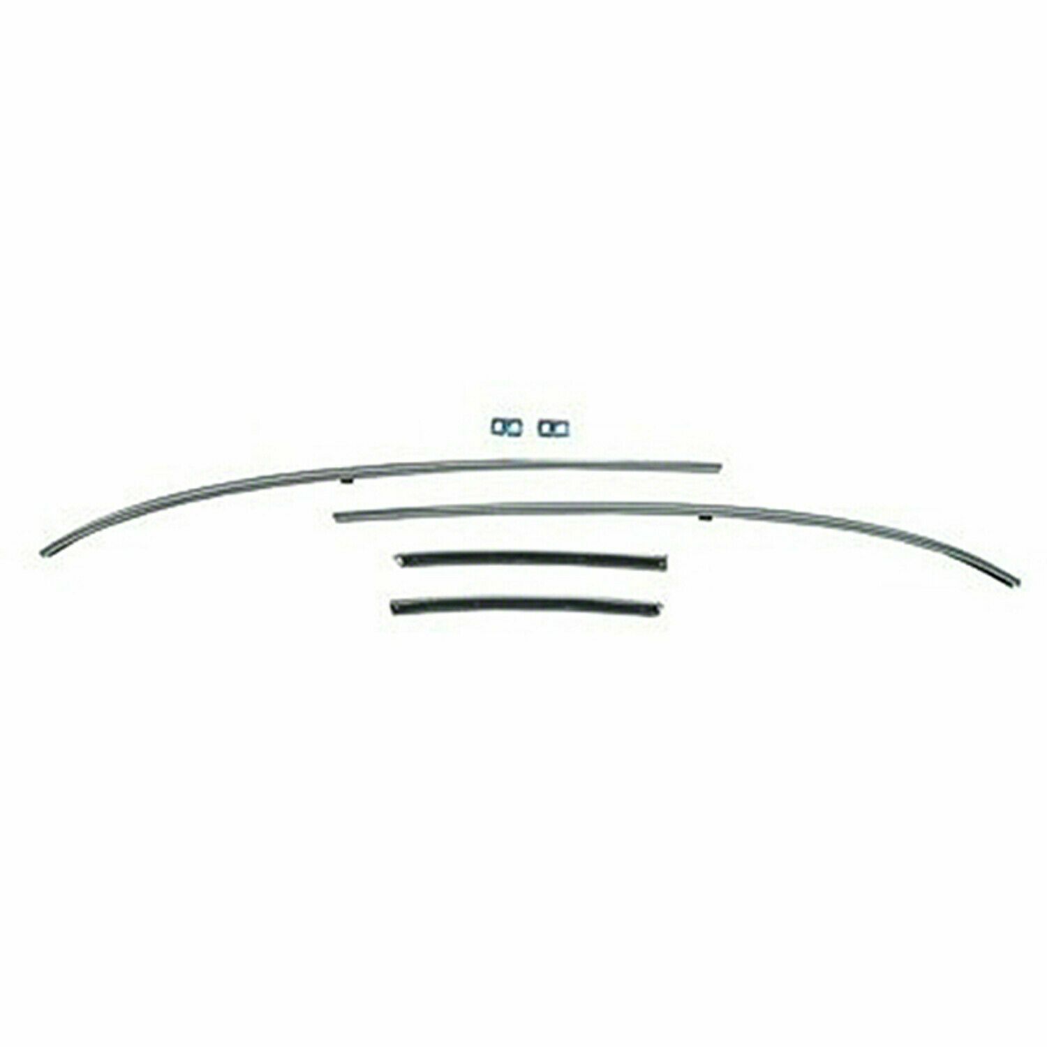 Goodmark Set Inner Roof Rail Weatherstrip Channel Fits Chevelle ...