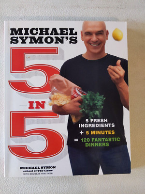 Michael Symon's SIGNED 5 In 5 1ST EDITION Cookbook | eBay