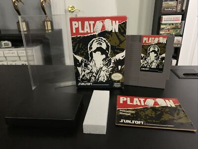 Platoon NES Complete In Box CIB Authentic - Tested 20763110051| eBay