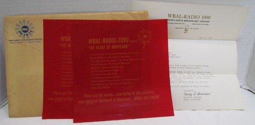 WBAL Radio 1090 Flexi Disc Records with envelope, Baltimore , MD | eBay
