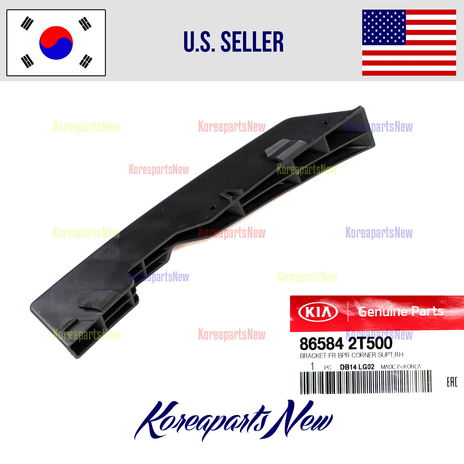 FRONT Bumper Bracket Retainer Right PASSENGER 865842T500 Kia Optima ...