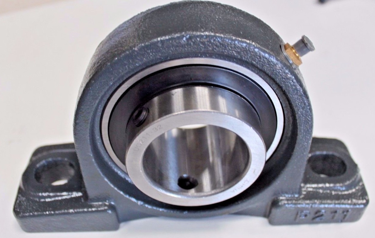 Premium UCP211-32 Pillow Block 2" Bore w/Reinforced Cast Iron Housing ...