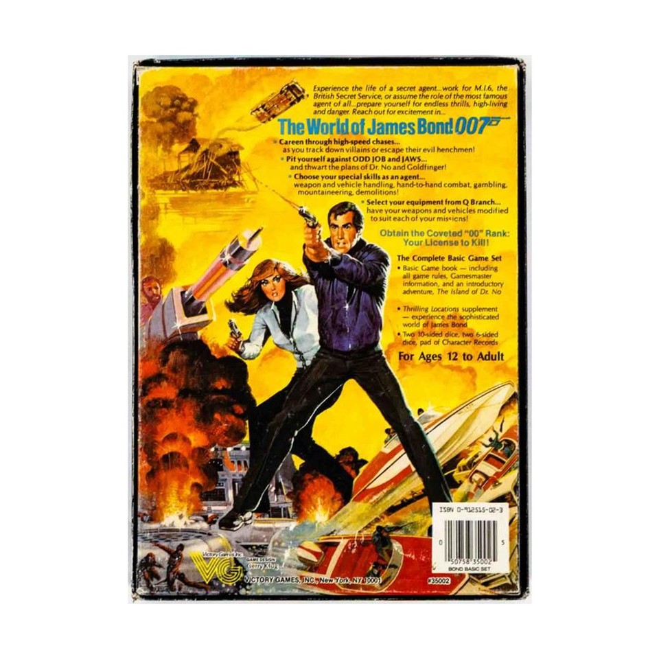 Victory James Bond James Bond - Basic Set W/Thrilling Locations! Fair ...