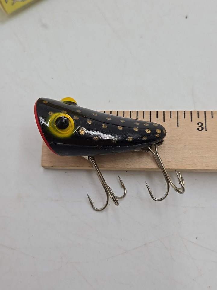VINTAGE BROOK'S Bait SURFACE POPPER FISHING LURE Plug TackleBox Find ...