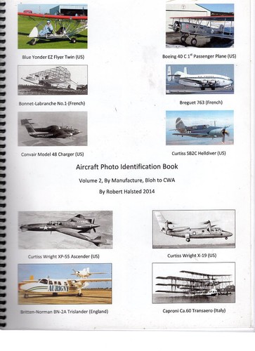 AIRCRAFT PHOTO IDENTIFICATION BOOK By Manufacturers: Vol. 2 : Bloh to ...