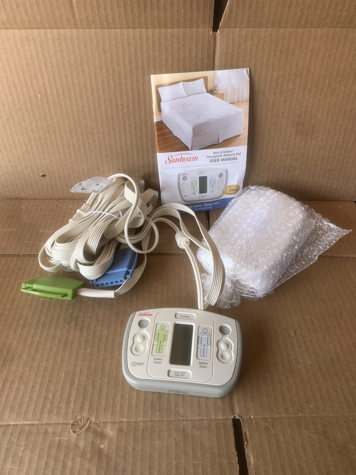 Sunbeam Replacement Remote Control for Dual Zone Mattress Pad L85KQR ...