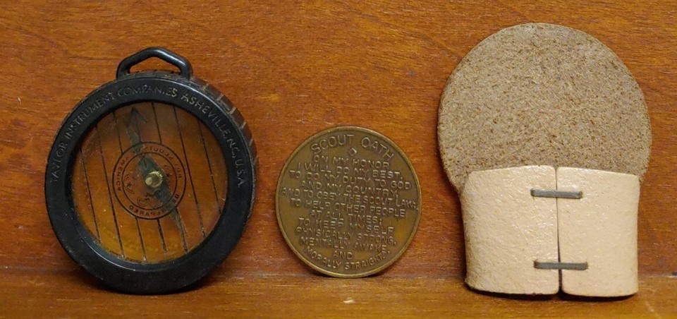 BOY SCOUT OATH & LAW CHALLENGE TOKEN COIN, Compass vintage BSA items | eBay