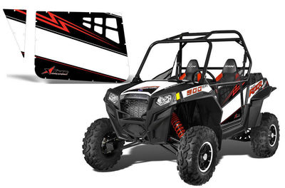 AMR Racing UTV Door Graphics Wrap for Polaris RZR 800/900 Mod Quad ...