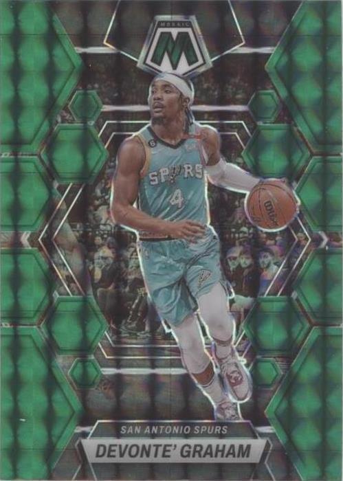 2022-23 Panini Mosaic - Devonte' Graham #50 Green Mosaic Prizm for sale ...