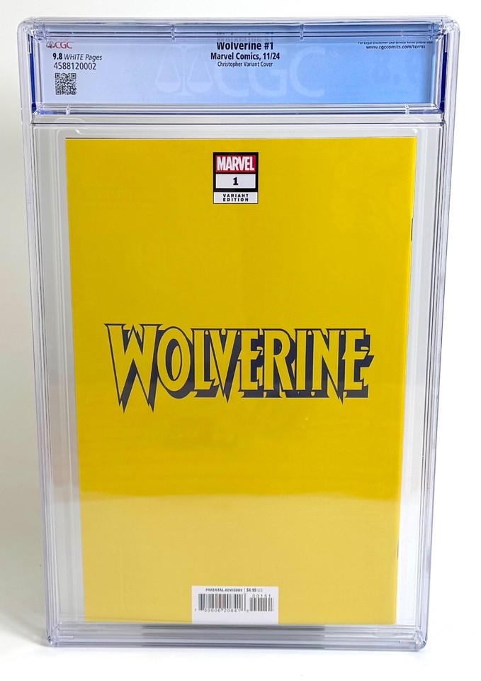 WOLVERINE #1 CHRISTOPHER NEGATIVE SPACE VARIANT 11/24 | 2024 | CGC ...