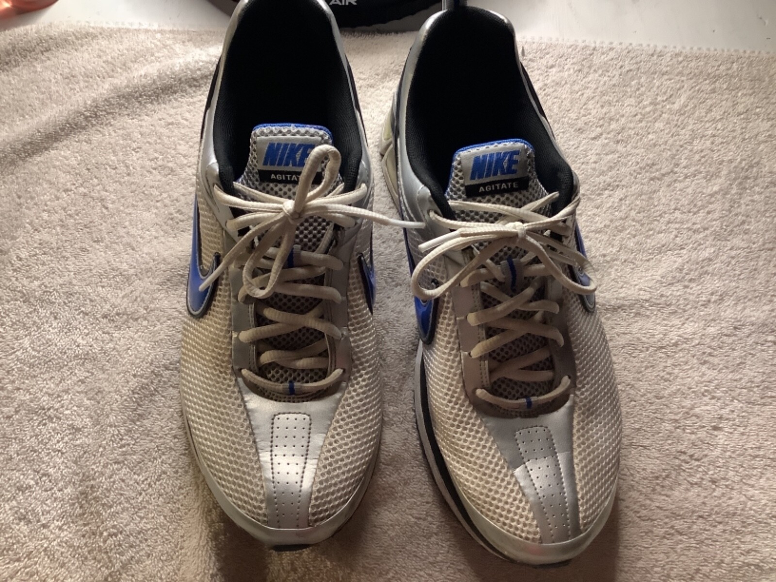 Nike Air Max Agitate 3 Grey/Blue Running Shoes 37698… - Gem
