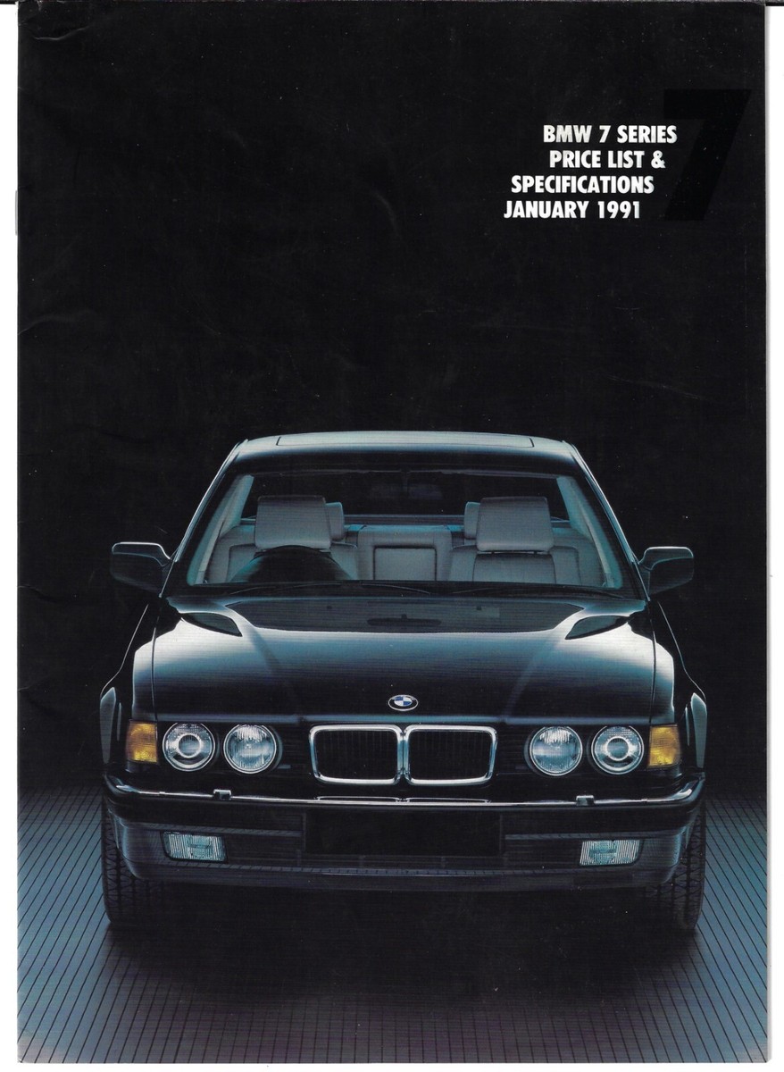 1991 Bmw 735i Specs