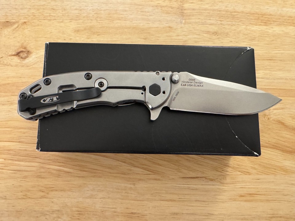 Zero Tolerance ZT 0566 Rick Hinderer Knife (Elmax) | eBay
