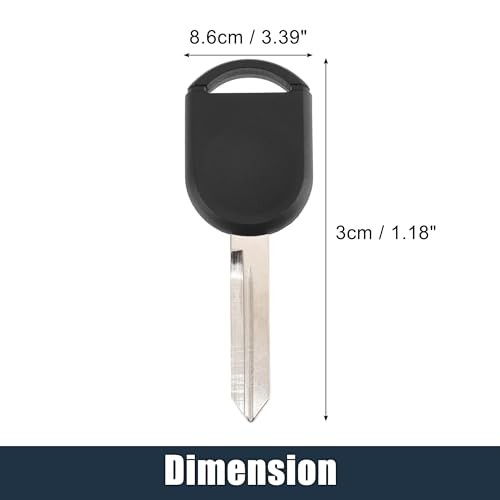 Replacement Uncut Transponder Chip Key Chipped Ignition Key Fob for ...