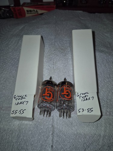 2 Strong matched Groove tube 12AX7 tubes #GP75 | eBay