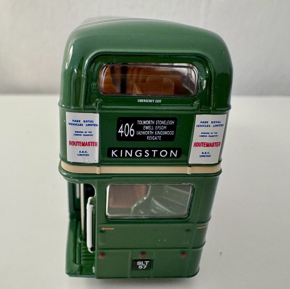 EFE ROUTEMASTER PROTOTYPE BUS RM2 LONDON TRANSPORT ROUTE 406 KINGSTON 1 ...