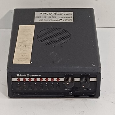 Roberts Scan /S28 VHF/FM Monitor Receiver Vintage Crystal Scanner Made ...