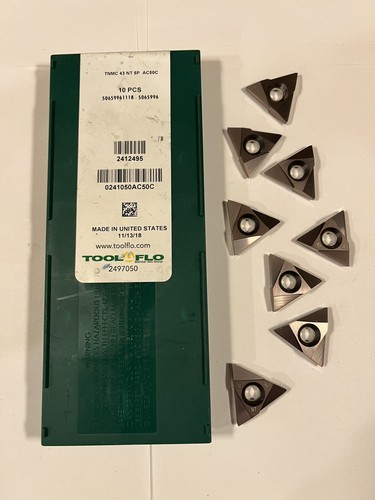 Tool Flo Carbide Inserts TNMC43NT5P AC50C Qty 8 | eBay