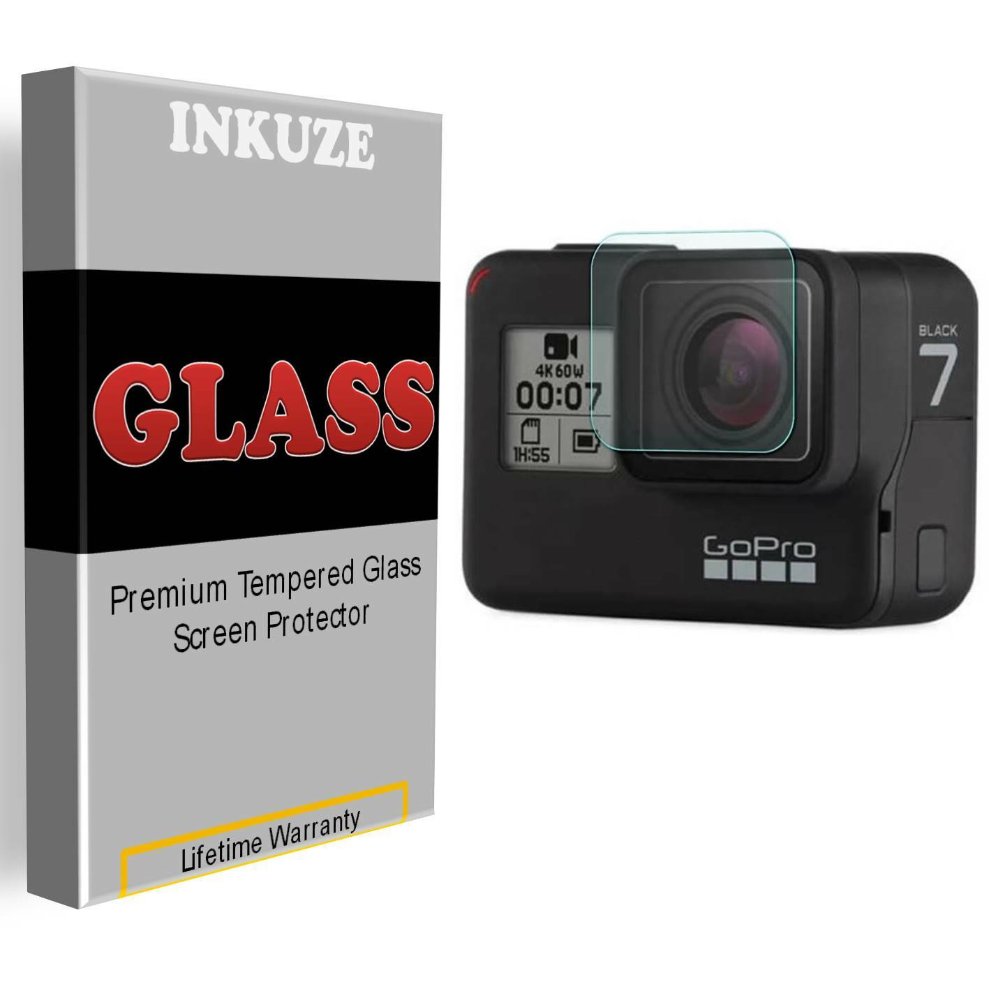 Tempered Glass Screen Protector Guard Saver For Camera Lens of GoPro ...