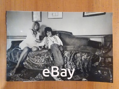 Ronnie Wood Krissy Findlay The Rolling Stones Vintage Original Photo | eBay