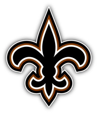 New Orleans Saints NFL Football Symbol Logo Car Bumper Sticker - 3'', 5 ...