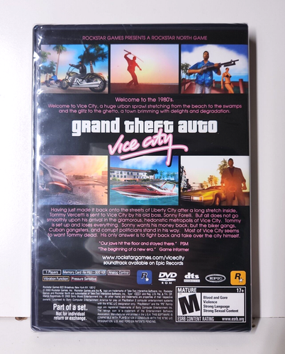 Grand Theft Auto: Vice City (Sony PlayStation 2, 2002) for sale online ...