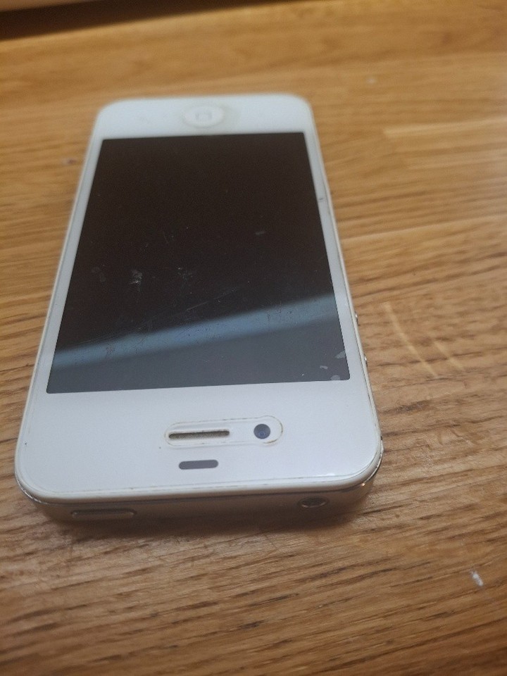 Apple iPhone White - working - needs PIN to be reset | eBay