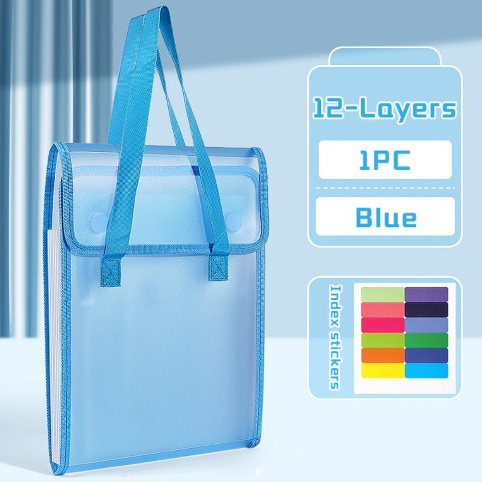 Handheld File Bag A4 Test Paper Storage Folder Data Bag for School ...