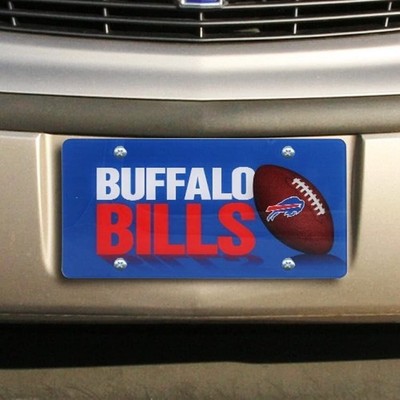 Buffalo Bills Premium Laser Tag License Plate, Mirrored Acrylic ...