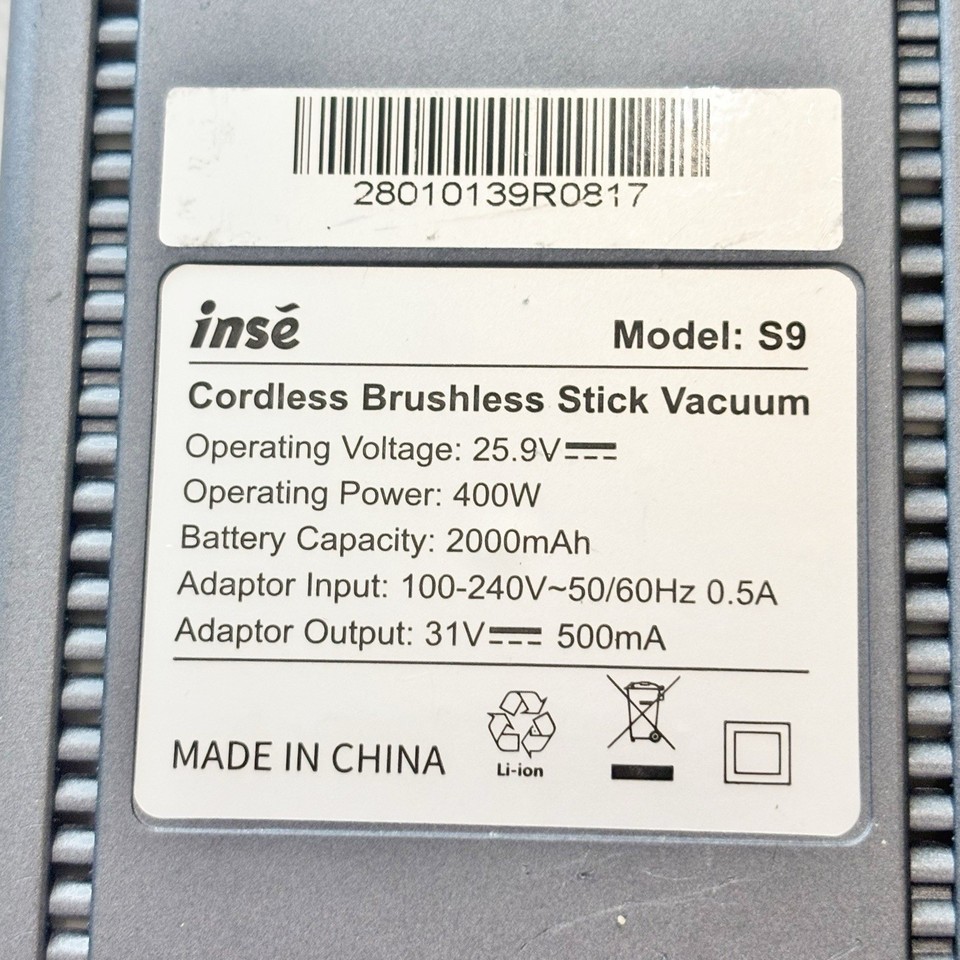 INSE S9 Cordless Vacuum Cleaner Battery Genuine Replacement Part OEM | eBay