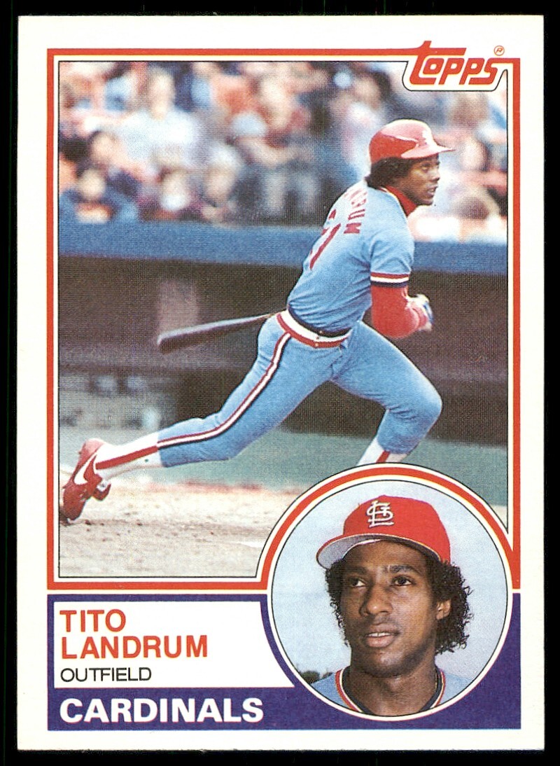 1983 Topps Tito Landrum #337 NM/MT or Higher St. Louis Cardinals | eBay
