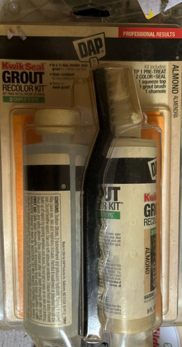 New Dap Kwik Seal 00636 Surface Cleaner Grout Recolor Kit Almond | eBay