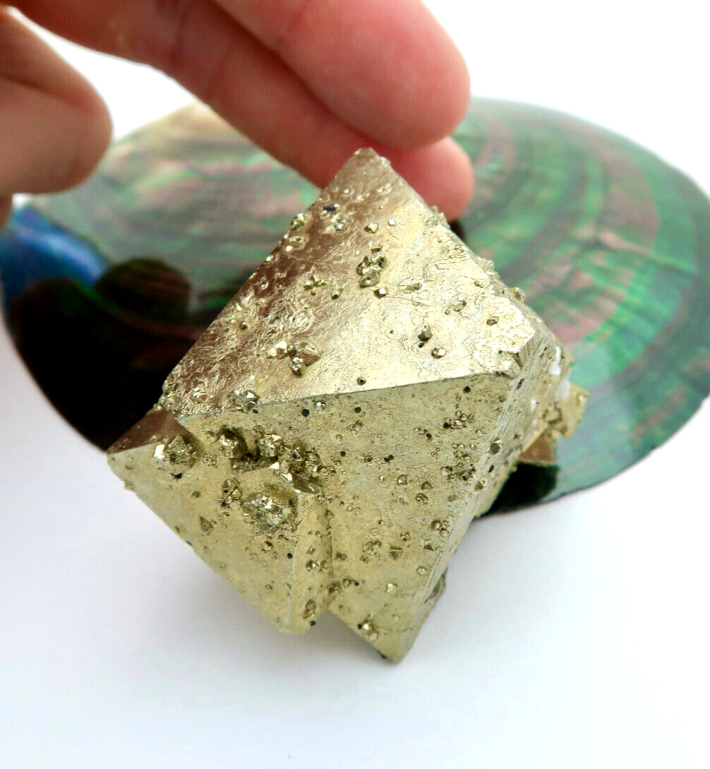 RARE PYRITE OCTAHEDRON SPECIMEN **BEAUTIFUL** HUANZALA MINE PERU | eBay