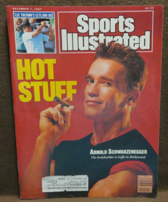 #927 SPORTS ILLUSTRATED DECEMBER 7 1987 ARNOLD SCHWARZENEGGER | eBay