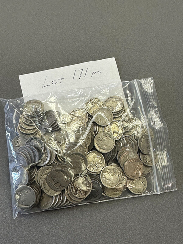 Lot 171 Buffalo / Indian Head Dateless Vintage United States Nickels ...