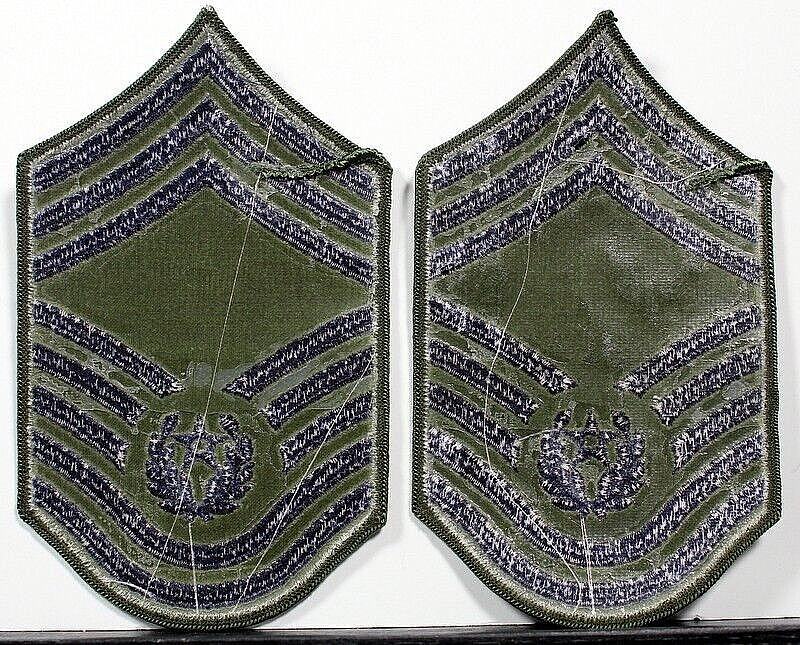 USAF Female Chief Master Sergeant of the Air Force Stripes OD Fatigue ...