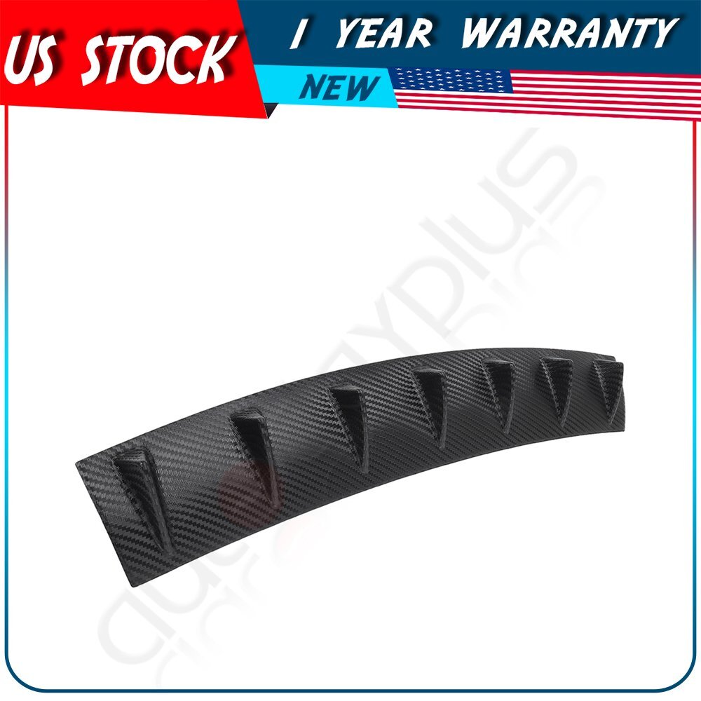 7 Fins Style Rear Lower Bumper Diffuser Fin Spoiler Lip Wing Splitter ...