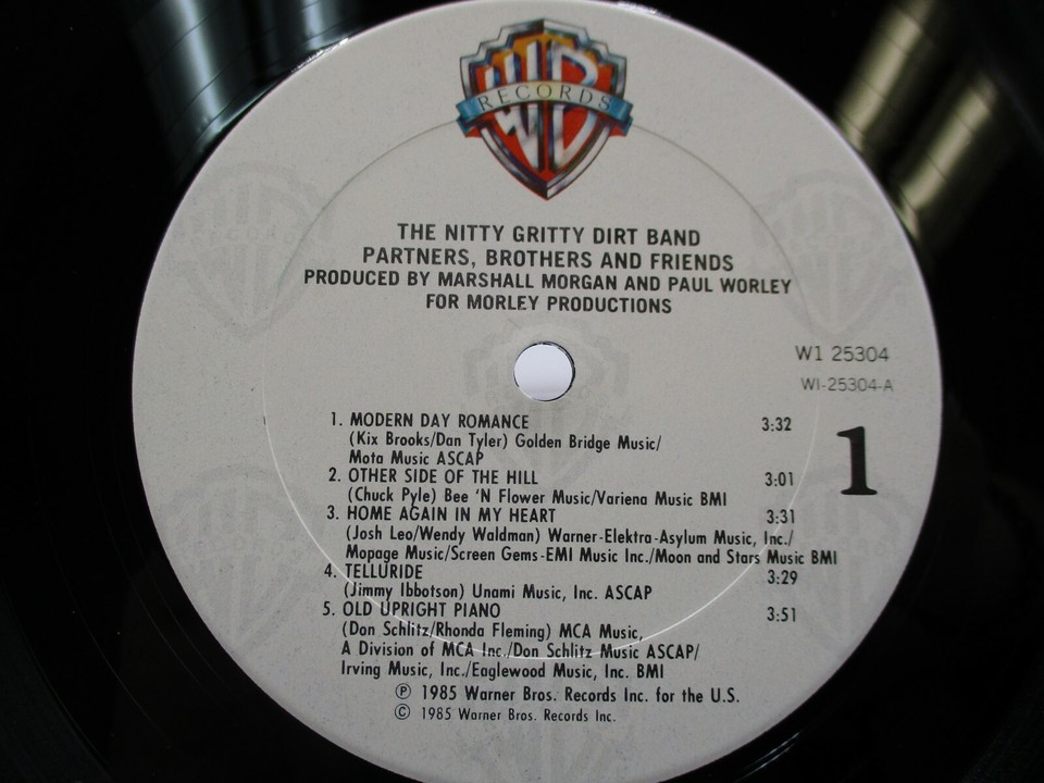 The Nitty Gritty Dirt Band -Partners Brothers & Friends, LP W1-25304 ...