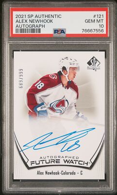 2021-22 SP Authentic Future Watch Autograph Auto Rookie RC Alex Newhook ...