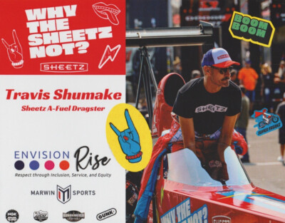 2022 Travis Shumake Sheetz Top Fuel NHRA Hero Card | eBay