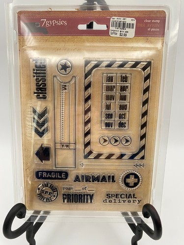 7 timbres d'artisanat de papier Gitans de Hampton Art - à votre choix ...