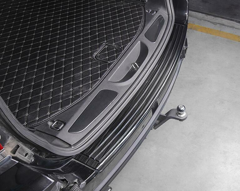 For Jeep Grand Cherokee 2011-2021 black steel Rear Bumper Protector ...