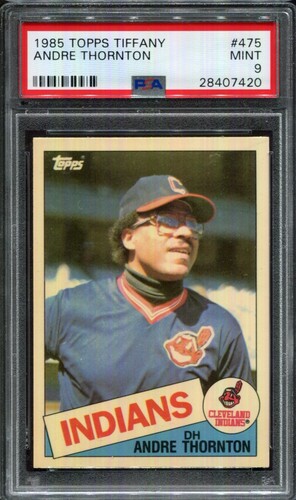 1985 Topps Tiffany #475 Andre Thornton PSA 9 MINT | eBay