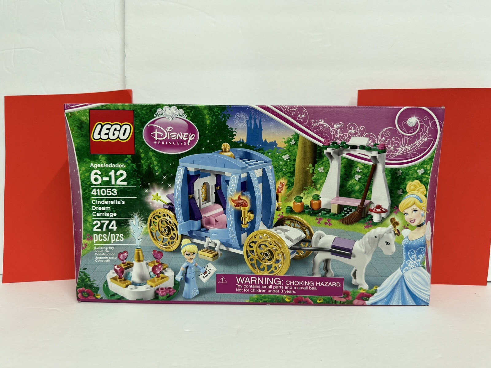 LEGO Disney Princess Cinderella's Dream Carriage 274 Piece Set 41053 ...