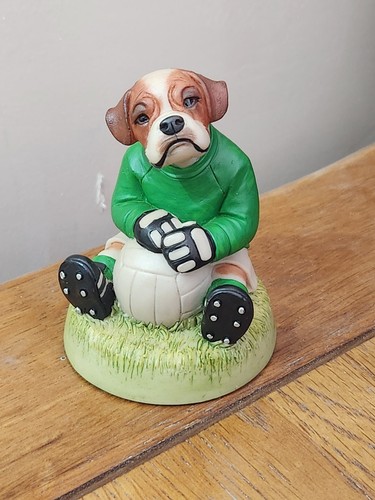 Richard Harrop Collectors Club RHCC04 Boxer Goalie Dog Figurine ...