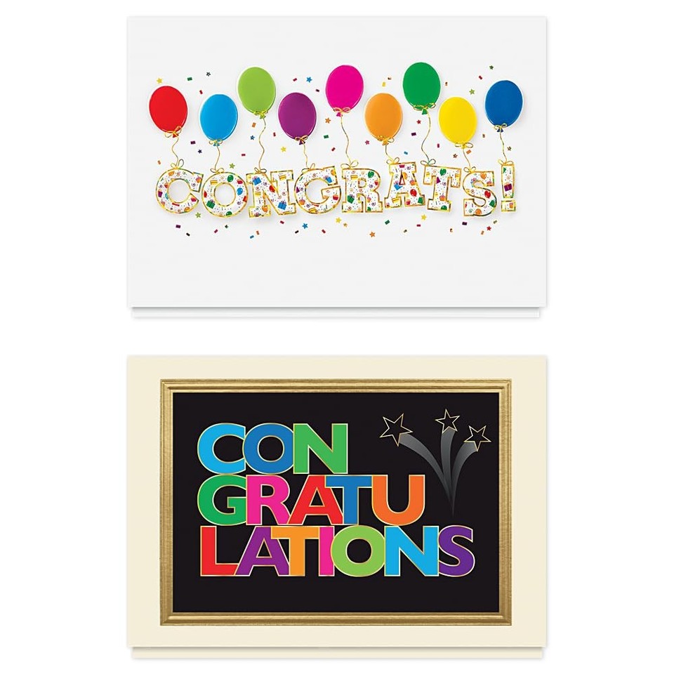 - Congratulations Cards Assortment Box (35 Cards), Foil & Embossing | eBay