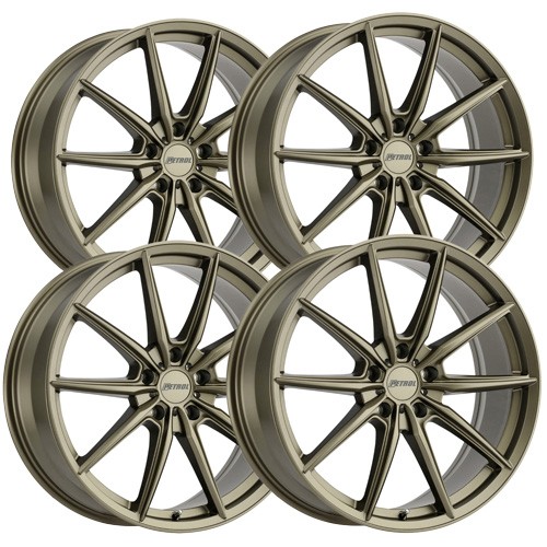 (Set of 4) Petrol P4B 18x8 5x105 +40mm Bronze Wheels Rims 18" Inch | eBay