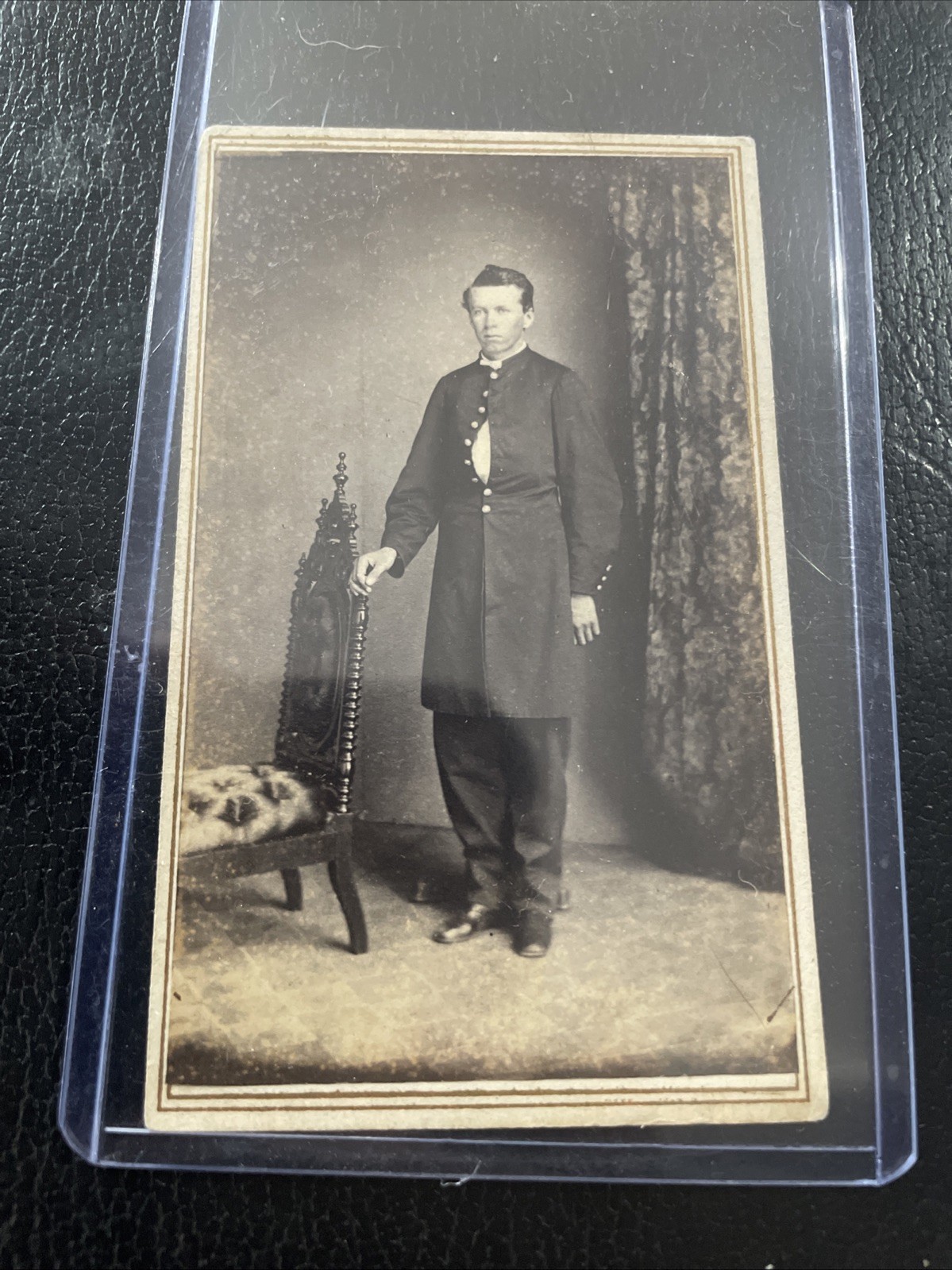 Civil War Standing Union Officer CDV | eBay