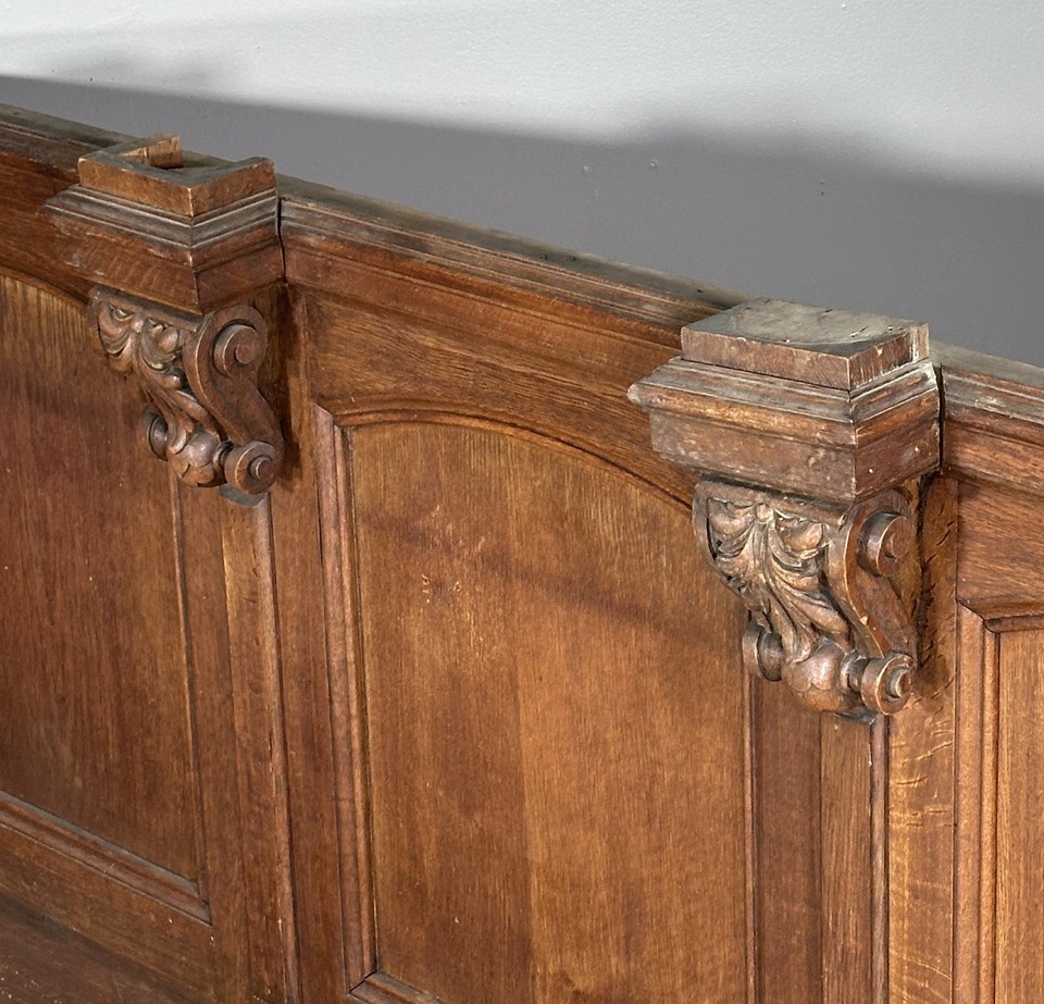 Antique French Solid Oak Boiserie Paneling Wainscoting 38 Linear Feet ...